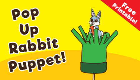 Pop-Up-Rabbit-Puppet - 10 Minutes of Quality Time
