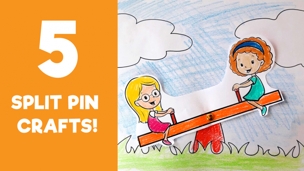 Split Pin Crafts for Kids - 10 Minutes of Quality Time